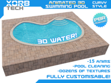 Second Life Marketplace - [XORBtech] Animated 3D Swimming Pool & Hot Tub
